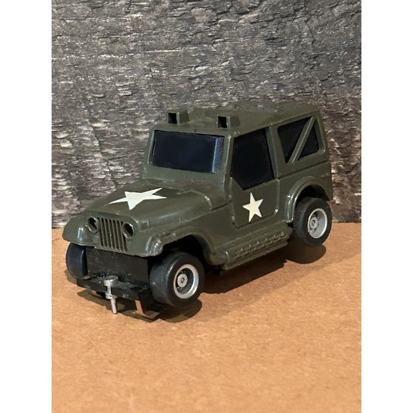 Toys | Vintage 1981 Tyco Us 1 Electric Trucking 3957 Green Army Jeep ...